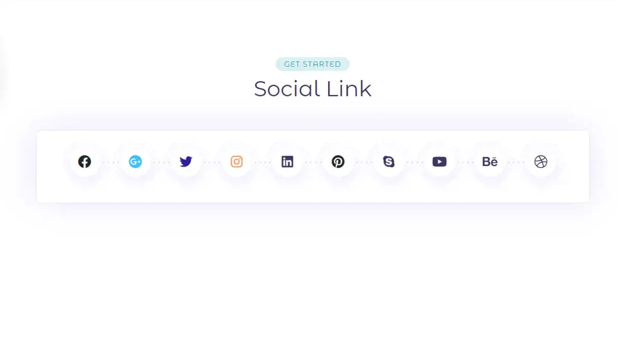 CSS Buttons - Social Animation example : CSS Mix