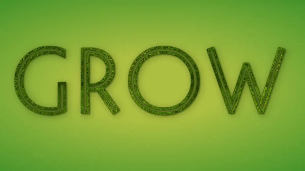 CSS Font Variable Effects - Growing Grassy Text With Variable Fonts example : CSS Mix