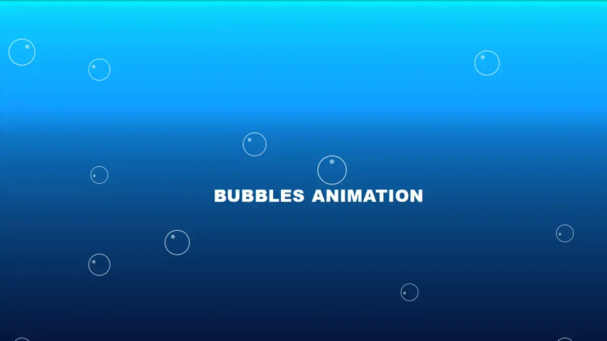 CSS Bubbles - Bubble Background Animation example : CSS Mix