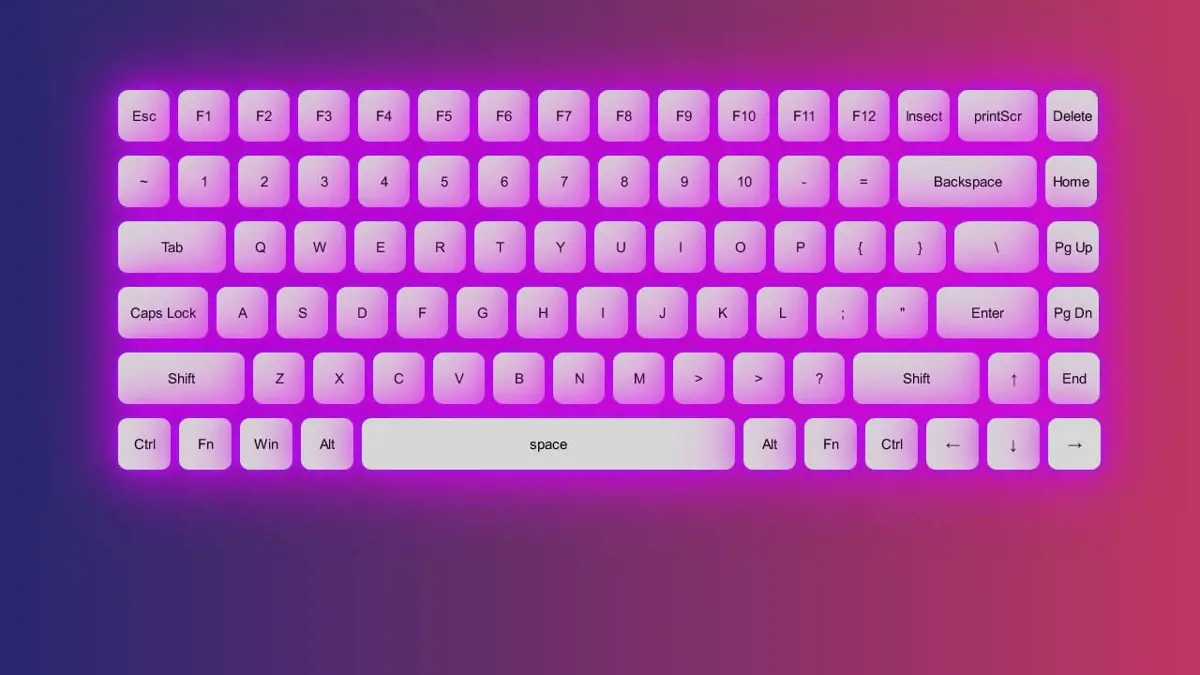 Css Glow Effects 3d Glowing Keyboard Html And Css Example Css Mix
