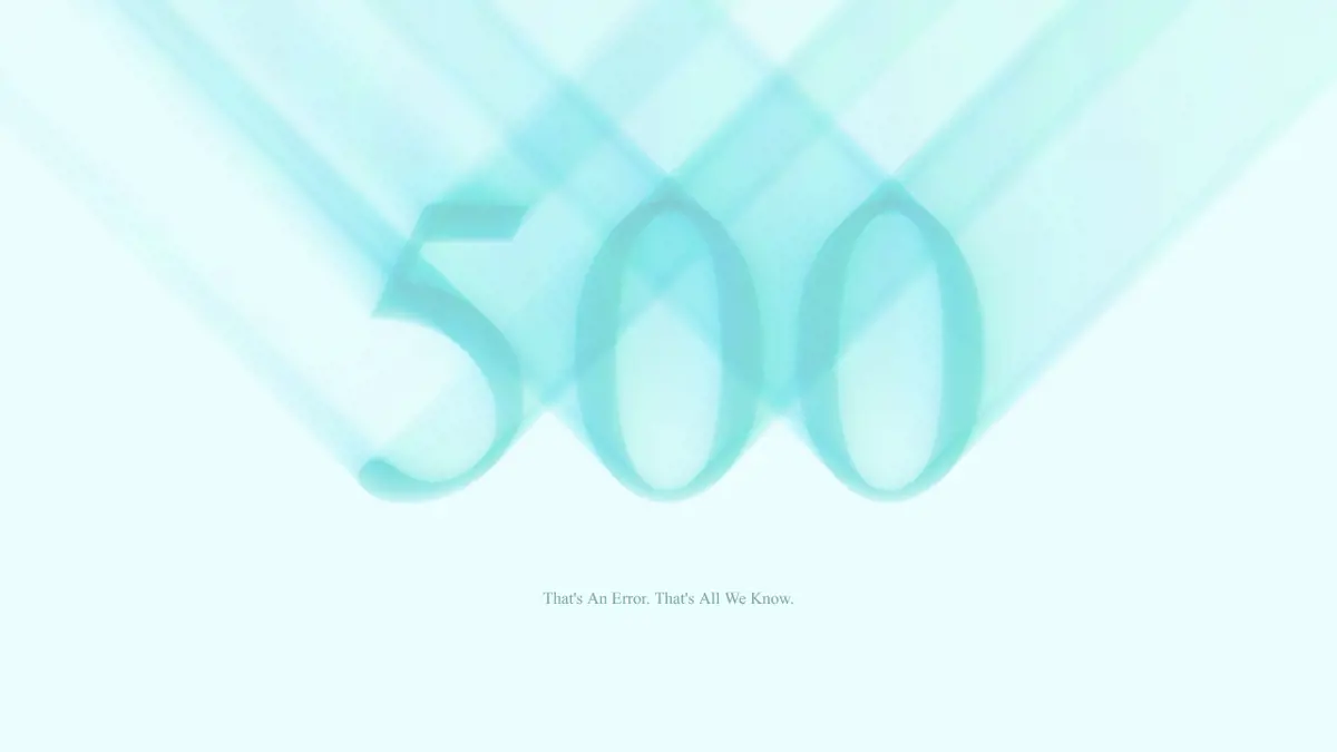 500 Error Page HTML Templates - 500 Error example : CSS Mix
