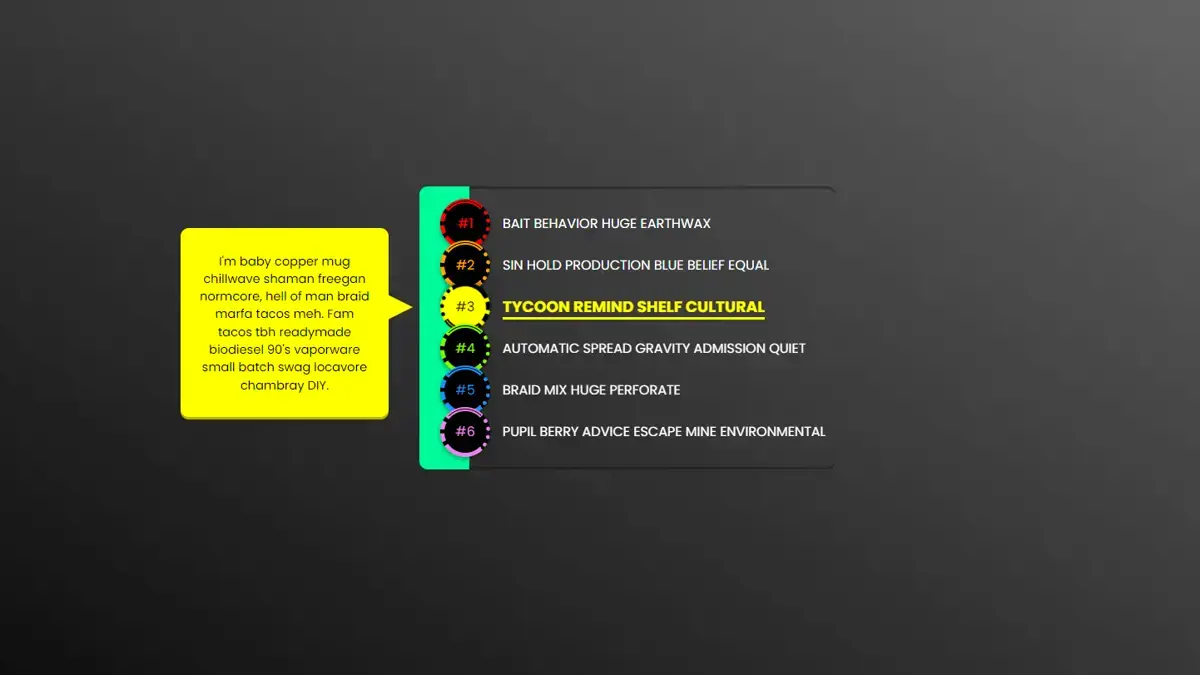 CSS Vertical Accordions - Rainbow Accordion example : CSS Mix