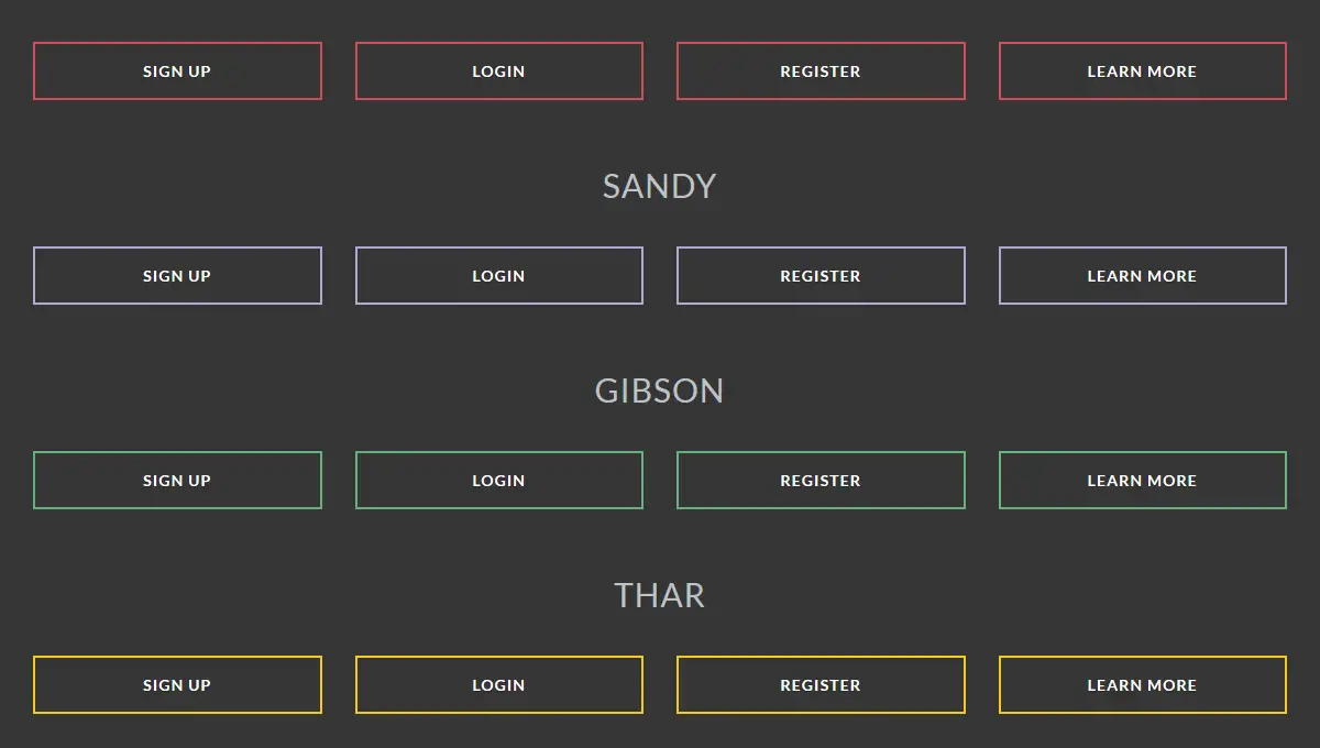 CSS Flat Buttons - Animated Css3 Buttons example : CSS Mix
