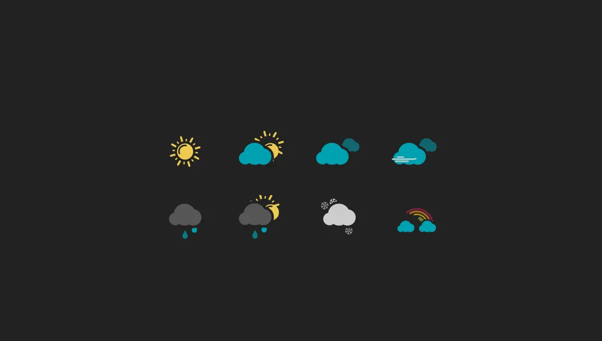 CSS Weather Icons - Animated Weather Icons example : CSS Mix