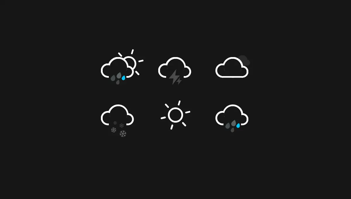 Css Weather Icons Animated Weather Icons Example Css Mix 7926