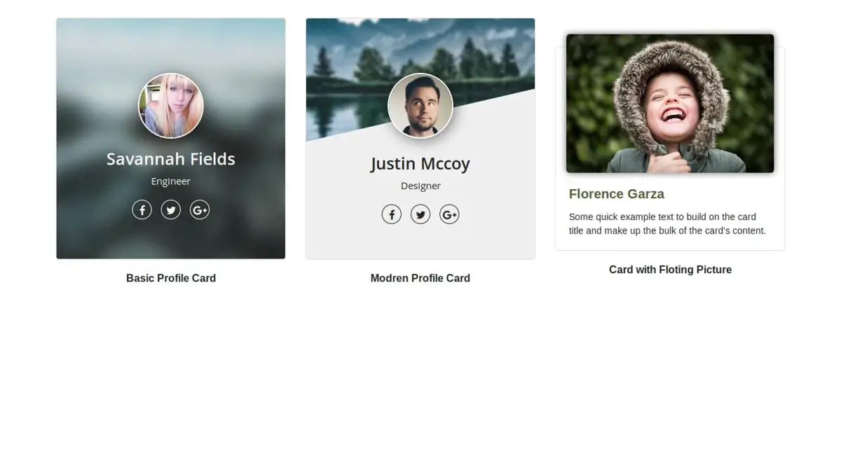 Bootstrap Cards - Bootstrap Cards example : CSS Mix