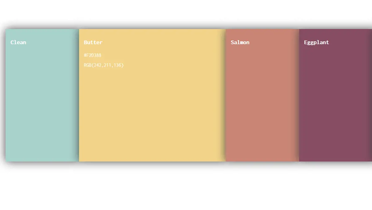 Css Color Palettes Color Palette Example Css Mix