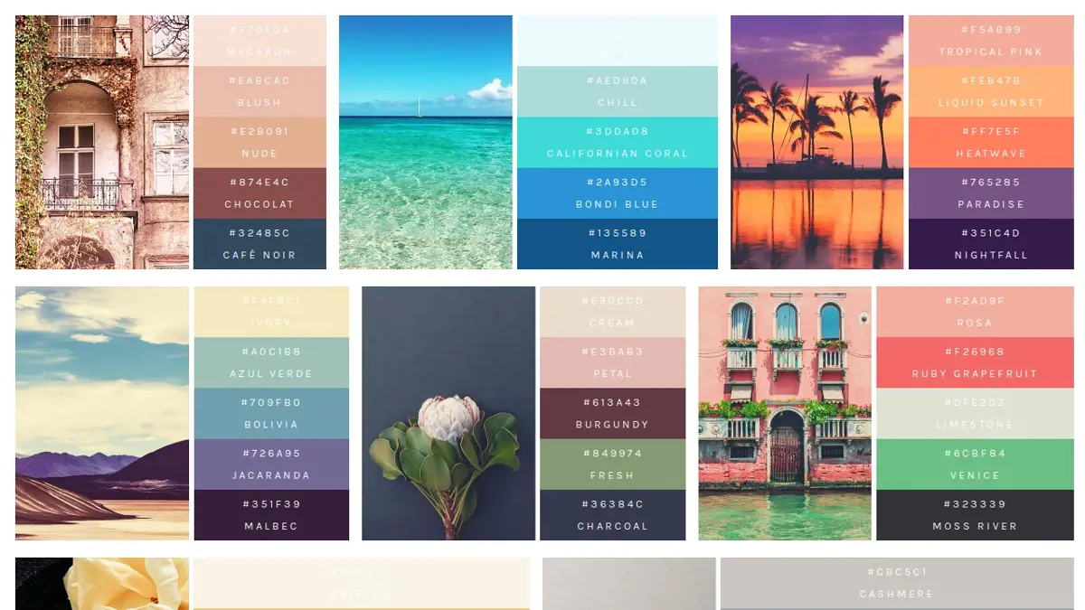 CSS Color Palettes - Color Palettes example : CSS Mix
