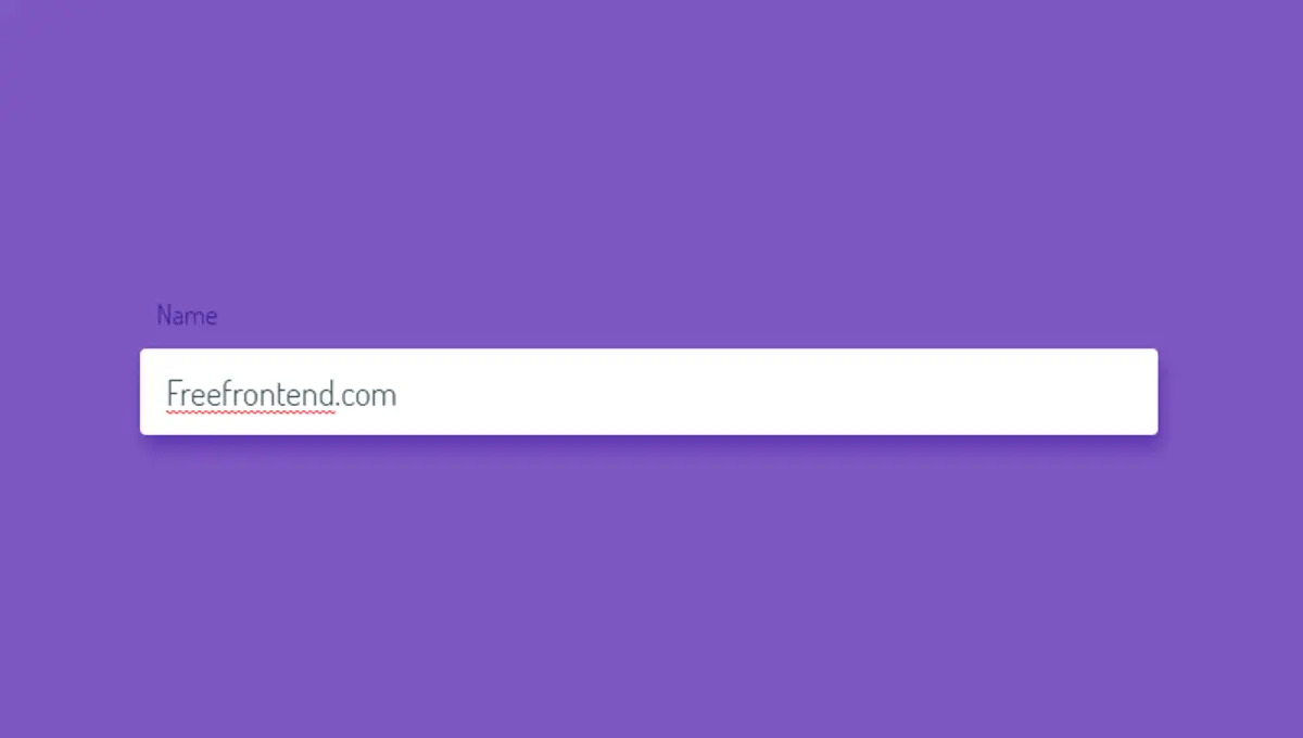 CSS Input Text - Css Only Floated Labels example : CSS Mix