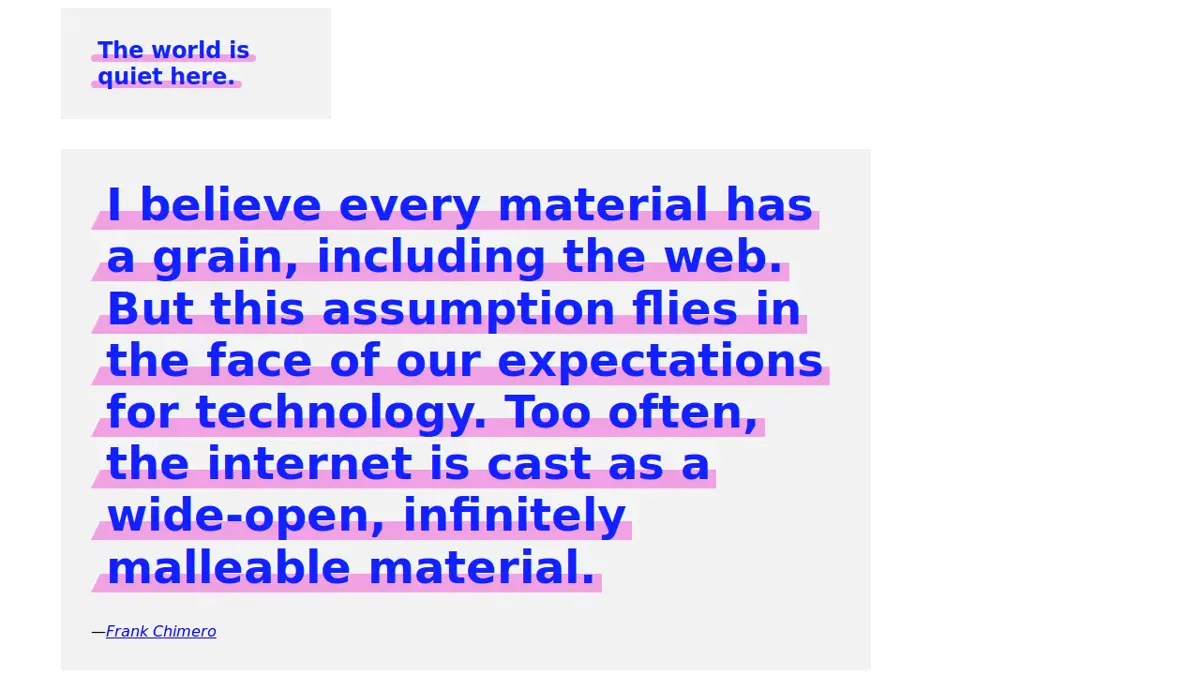 CSS Text Effects - Custom Multiline Text Underline With Rounded Caps example : CSS Mix