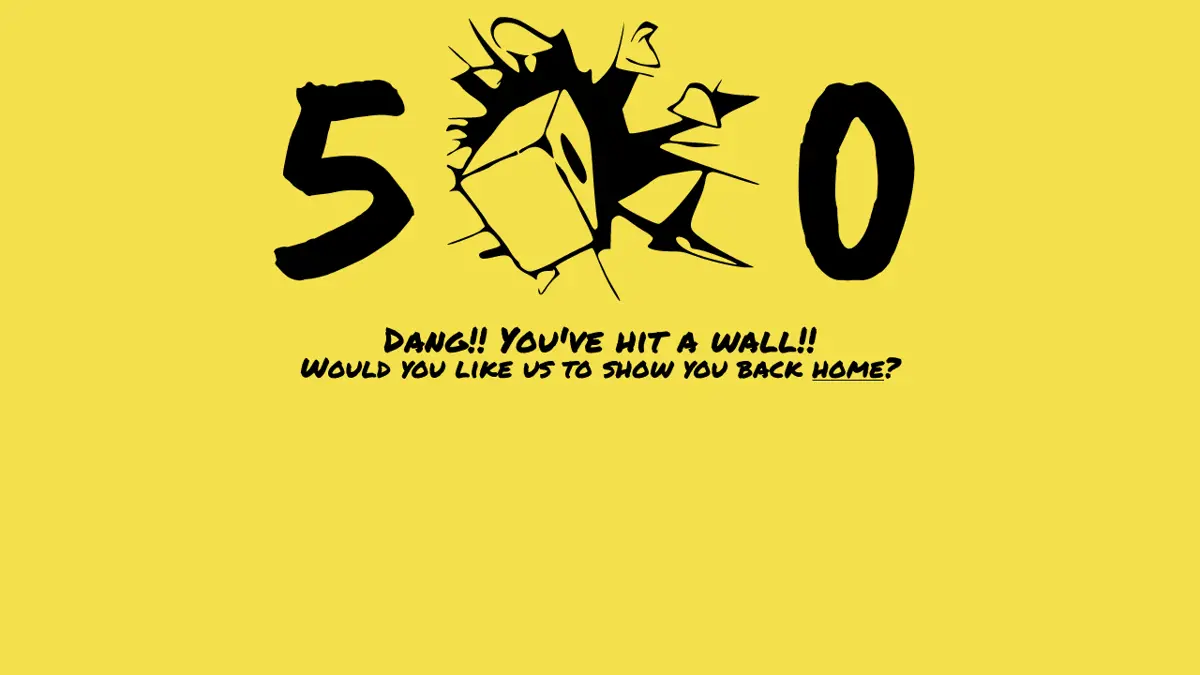 500 Error Page HTML Templates - Error 500 example : CSS Mix