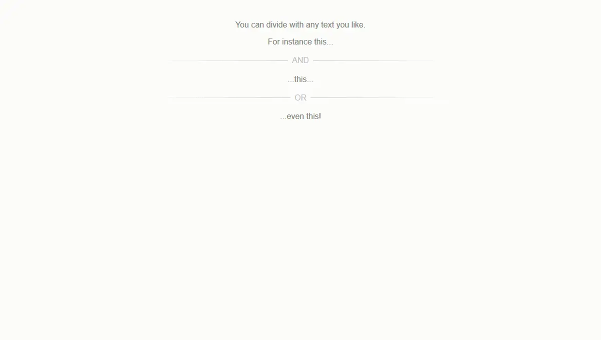 HTML with CSS - Hr With Centered Text example : CSS Mix HTML with CSS - Hr With Centered Text example : CSS Mix