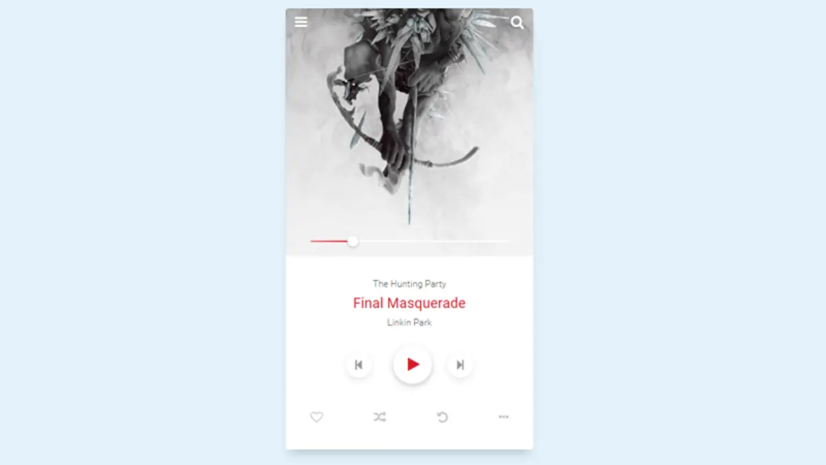 CSS Music Players - Music Player Ui Design example : CSS Mix