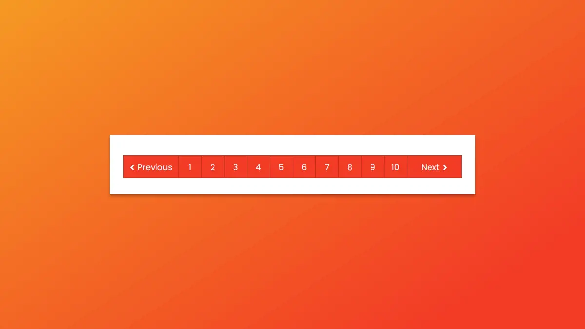 Css Pagination Pagination Design Example Css Mix 0807