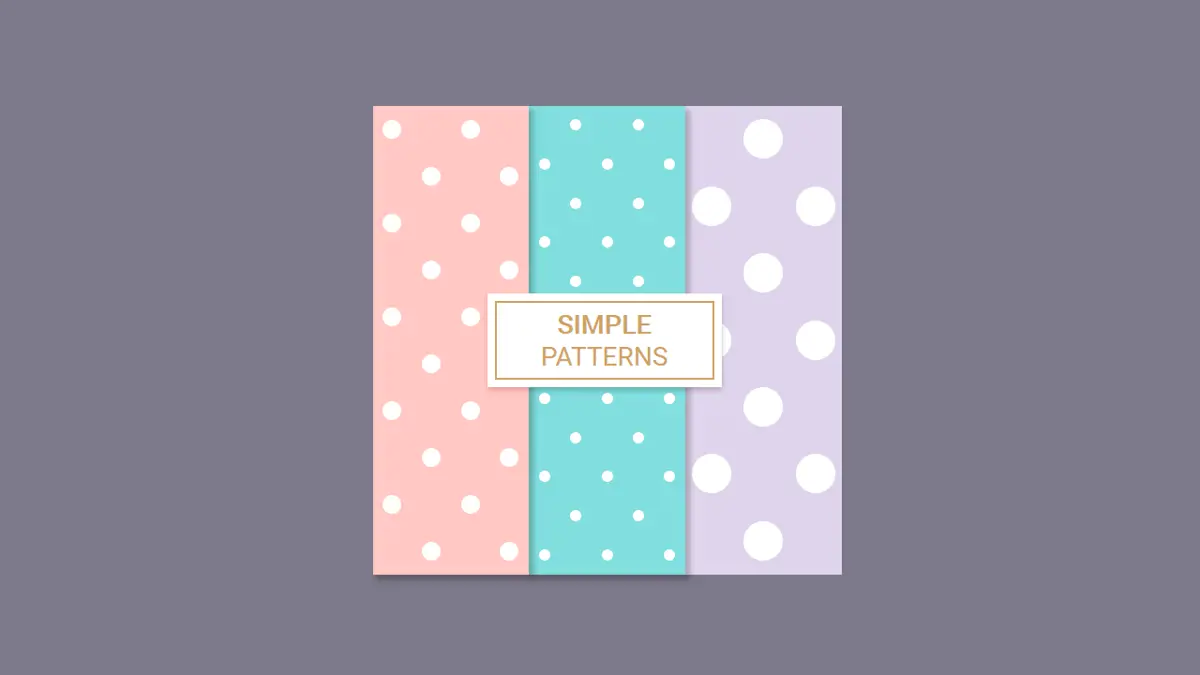 CSS Background Patterns - Simple Patterns example : CSS Mix