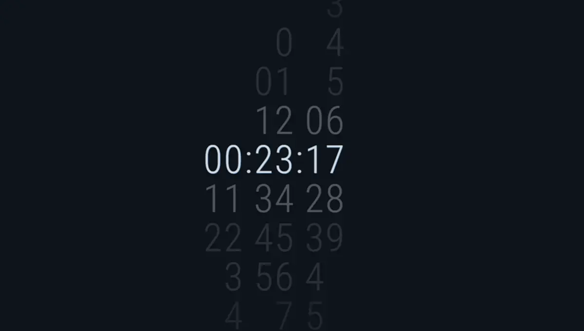 CSS Clocks - Slide Clock example : CSS Mix