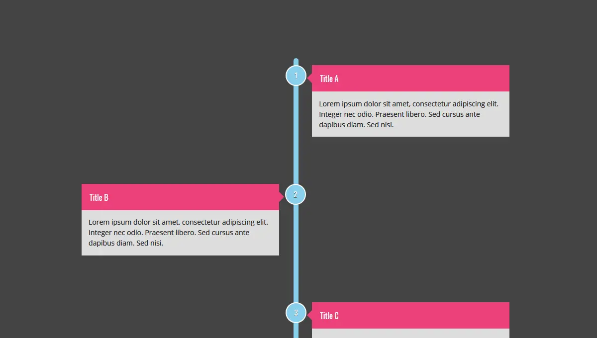 CSS Timelines - Timeline Created With Css Grid example : CSS Mix