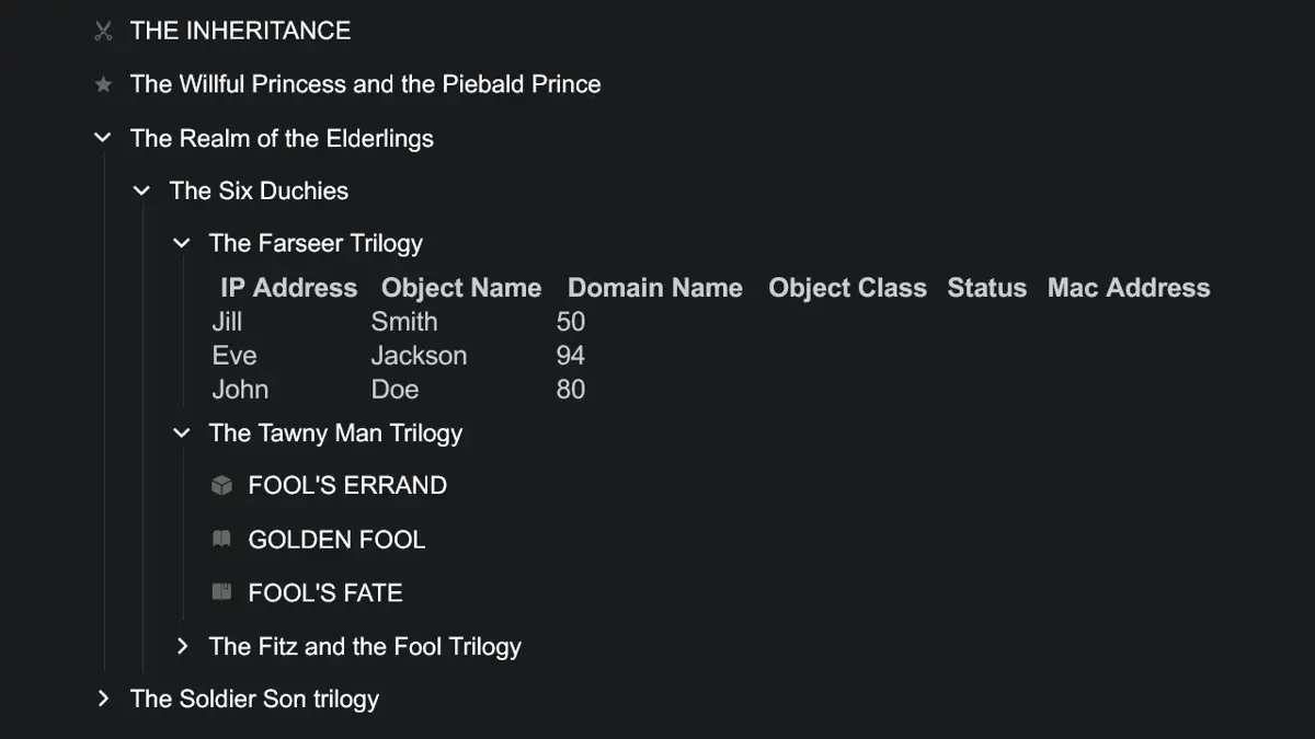 CSS Tree View - Treeview Details/Summary example : CSS Mix