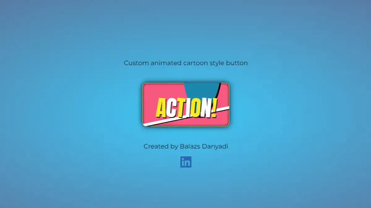 Css Buttons Custom Animated Cartoon Style Button Example Css Mix 9773