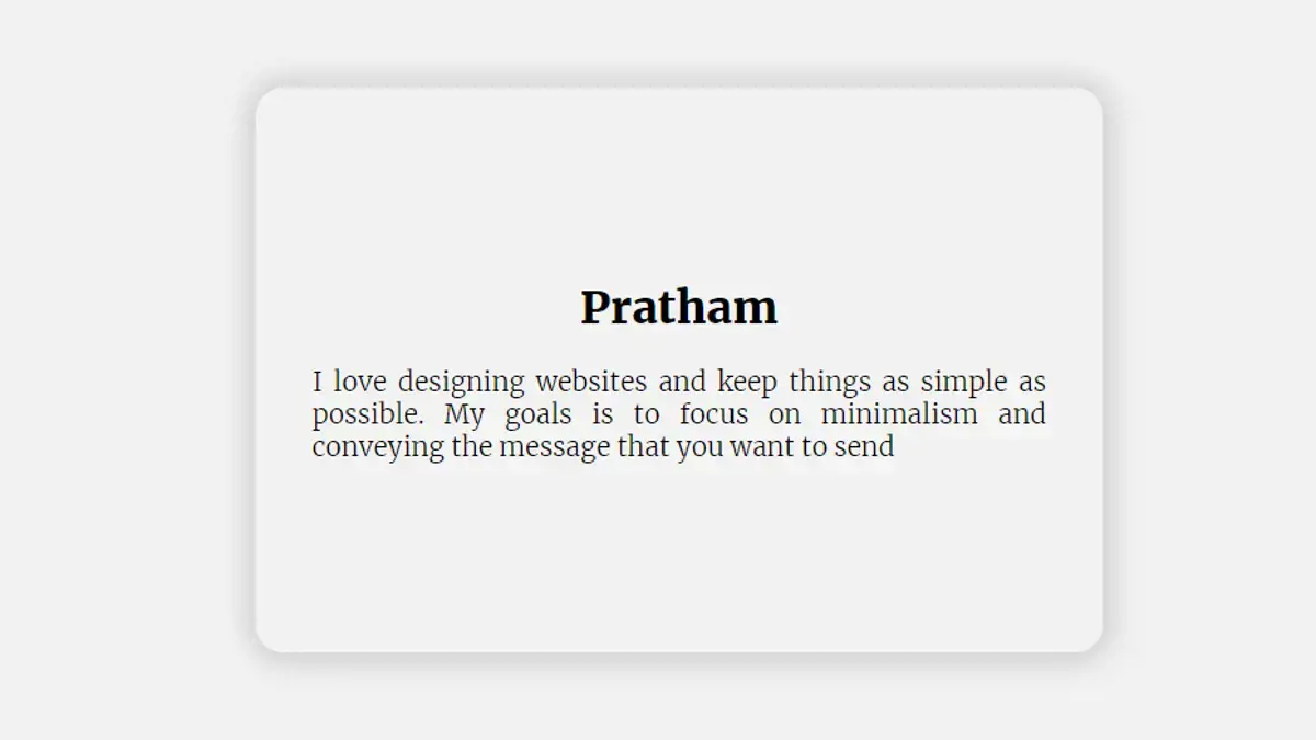 CSS Cards - Card example : CSS Mix