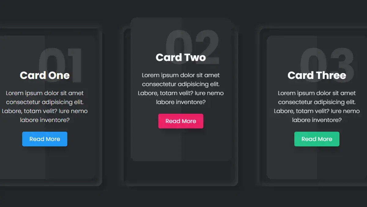 CSS Cards - Nuemorphism Card Design example : CSS Mix