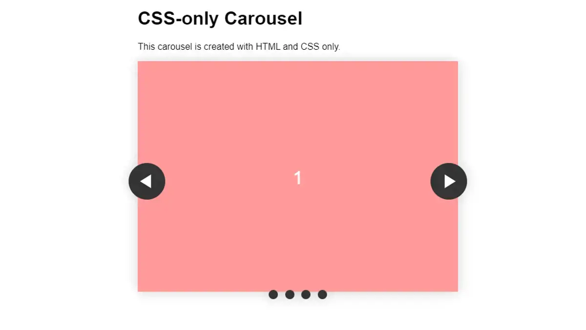 CSS Carousels - A Css-Only Carousel Slider example : CSS Mix