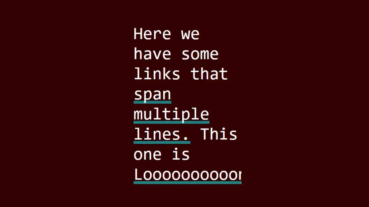 CSS Link Hover Effects - Variable Powered Underline Transition example ...