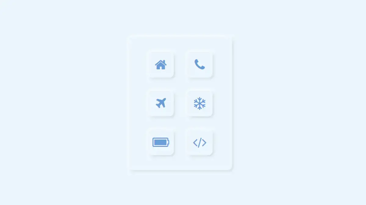 CSS Neumorphism Examples - Neuomorphic Checkboxes example : CSS Mix