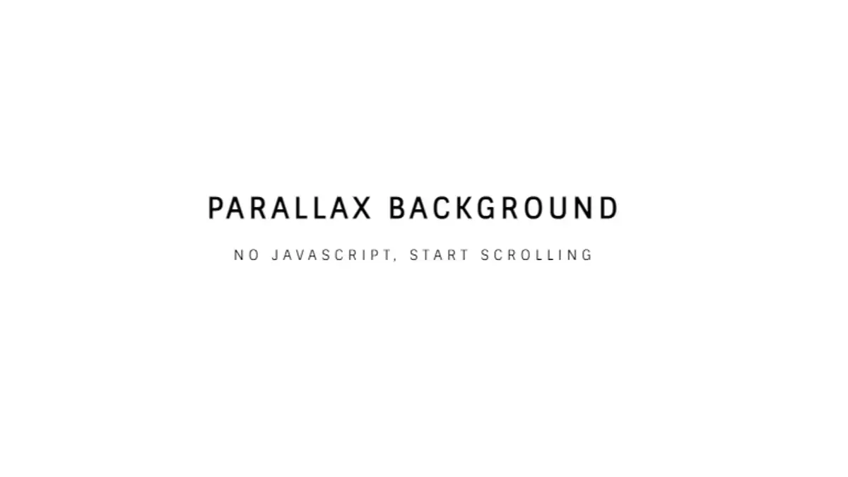 Css Parallax Effects Parallax Background Example Css Mix
