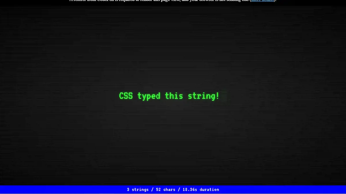 CSS Typing Text Effects - Scss-Powered Animated Text example : CSS Mix