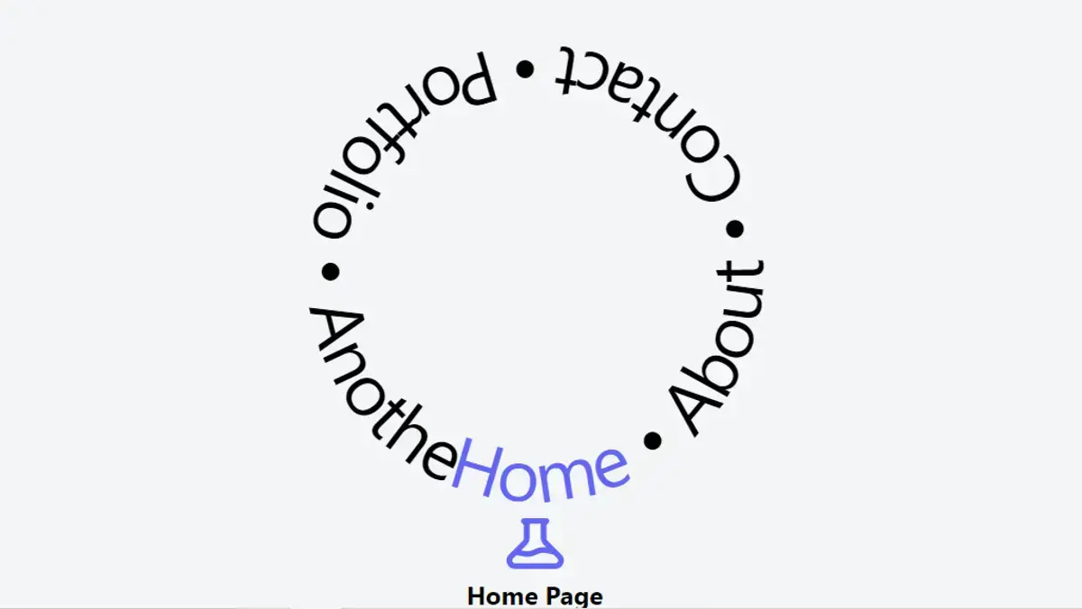 JavaScript Menus - Endless Wheel Navigation Built With Alpinejs And ...