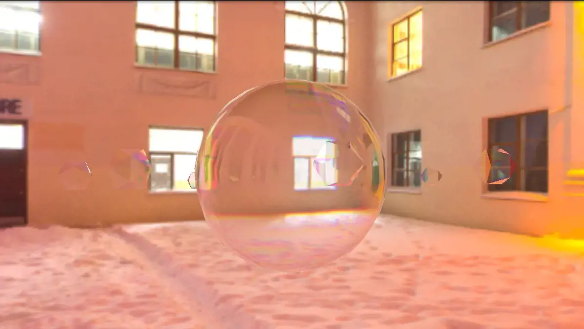 Three JS Examples - Fresnel Refractivity Sphere example : CSS Mix